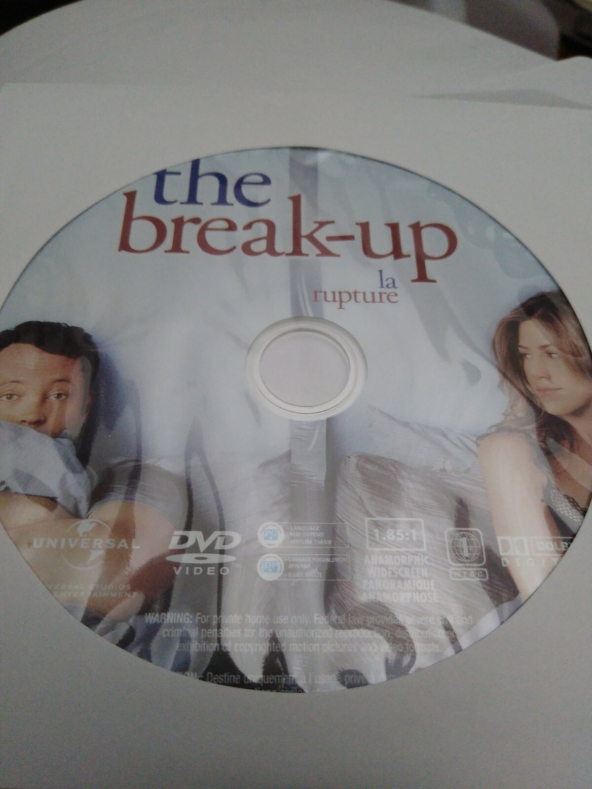 The Break-Up (DVD disc only, 2006) widescreen 25192846526| eBay