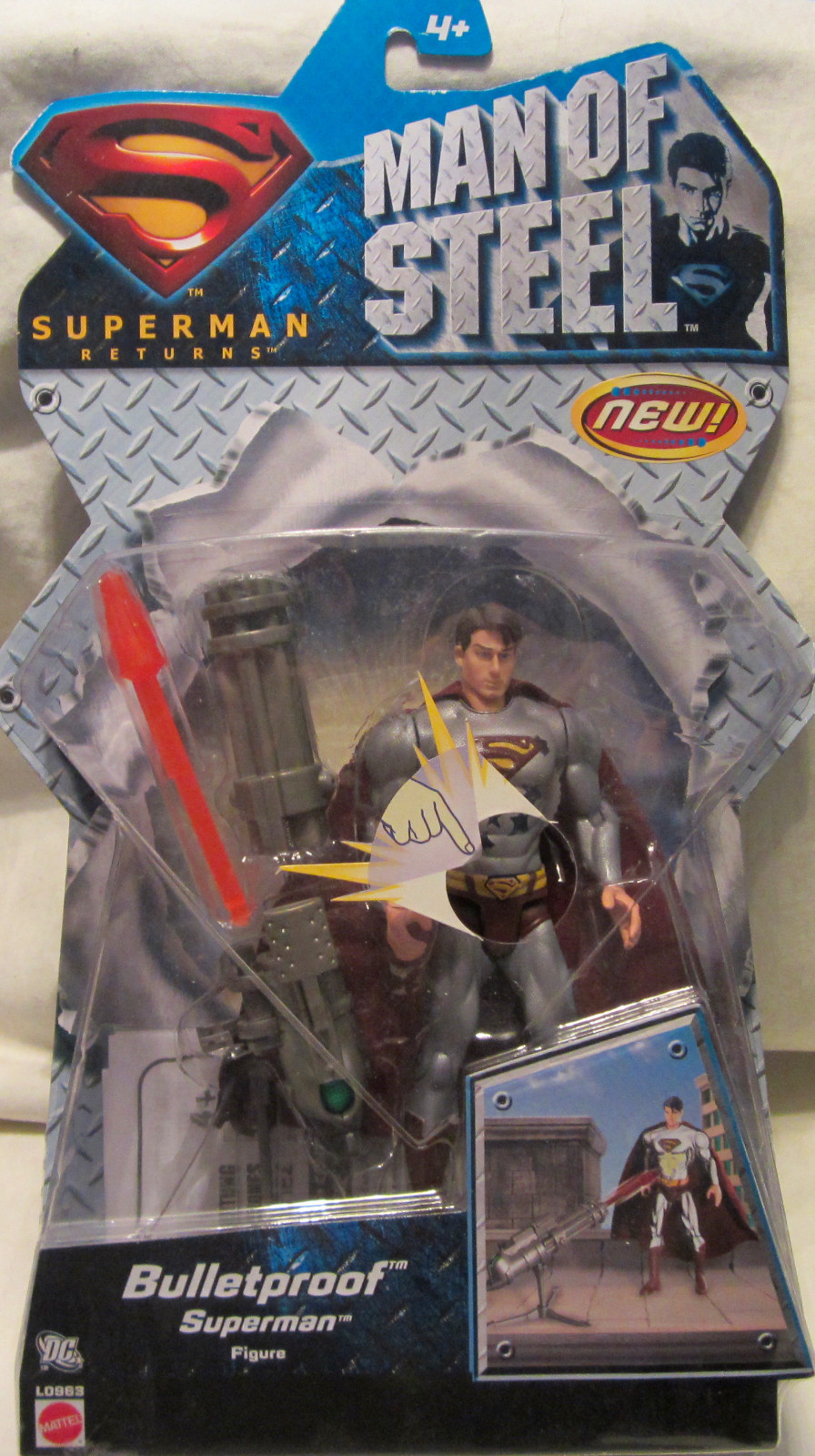 Superman Man of Steel Bulletproof Superman Figure Mattel | eBay