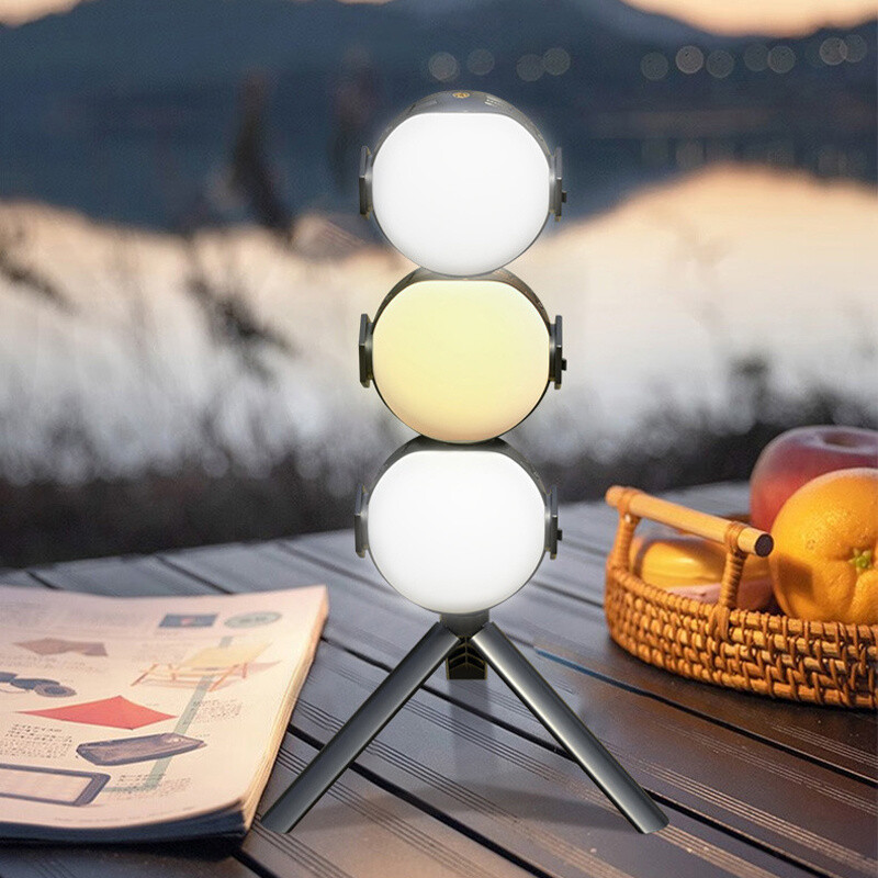 3 In 1 Puck Light USB Rechargeable Emergency Light Camping Light NEW | eBay