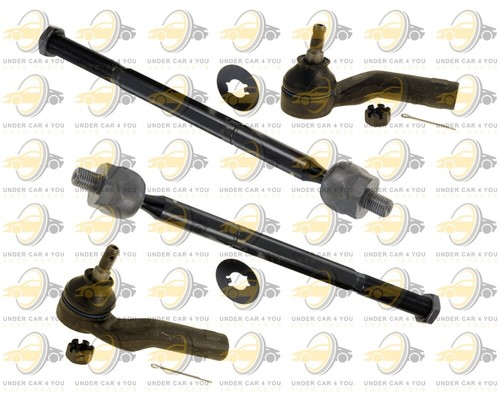 4 Pcs Inner Outer Tie Rods Rack Ends For Mazda 3 S Hatchback 2.3L ...
