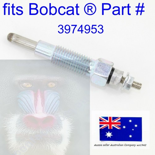 for Bobcat Glow Plug 3974953 For 643 645 743 1600 with Kubota Engine ...