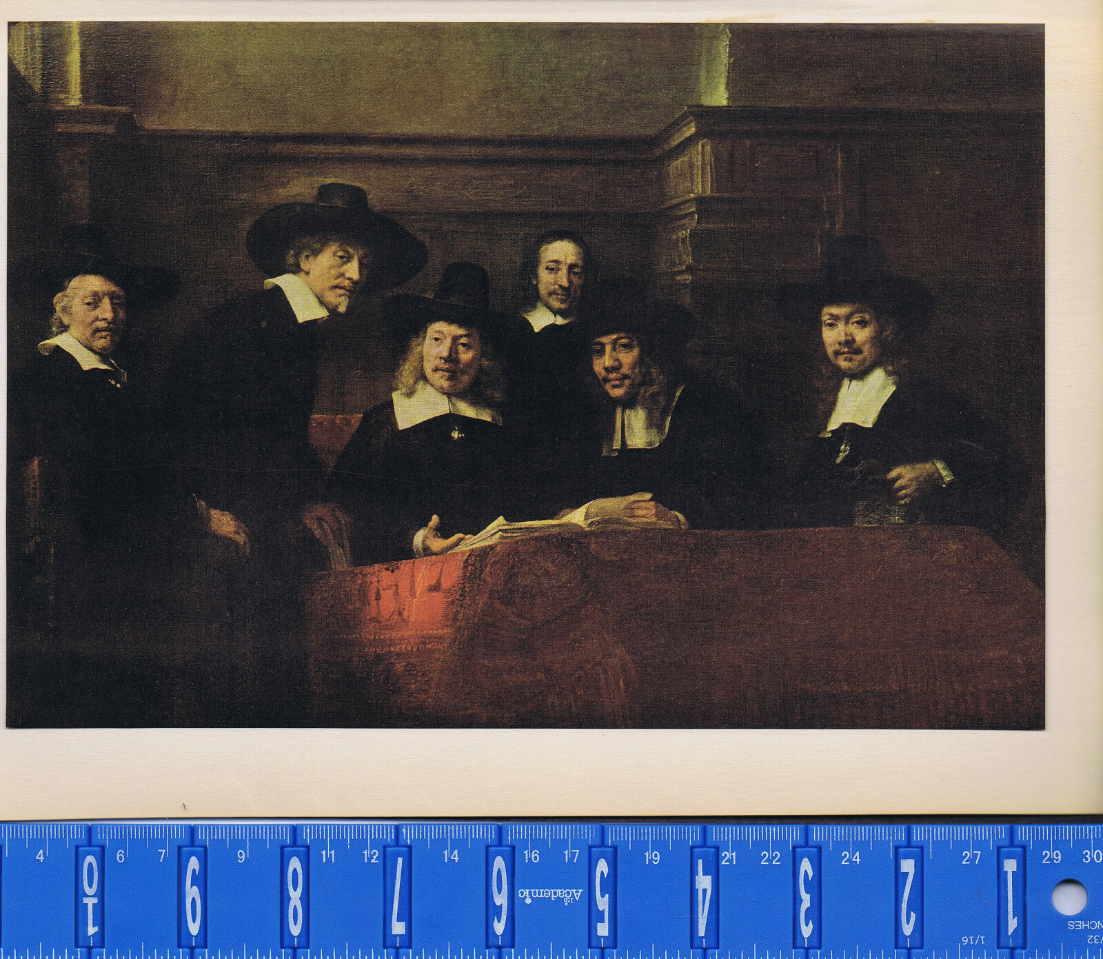 The Syndics by Rembrandt - Vintage 1939 Color Art Print | eBay
