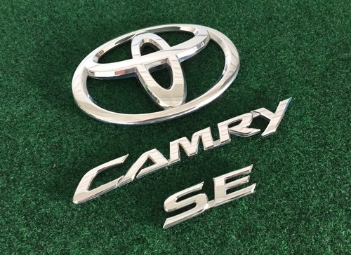 Toyota Camry SE Emblem 2007-2011 Trunk Logo Set Chrome OEM | eBay