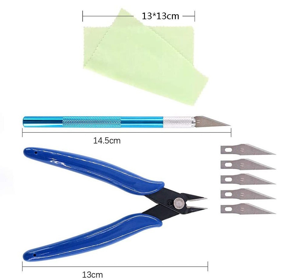 24Pcs/Set Basic Modeler Tool Set Craft Hobby Model Car Building Kit for ...