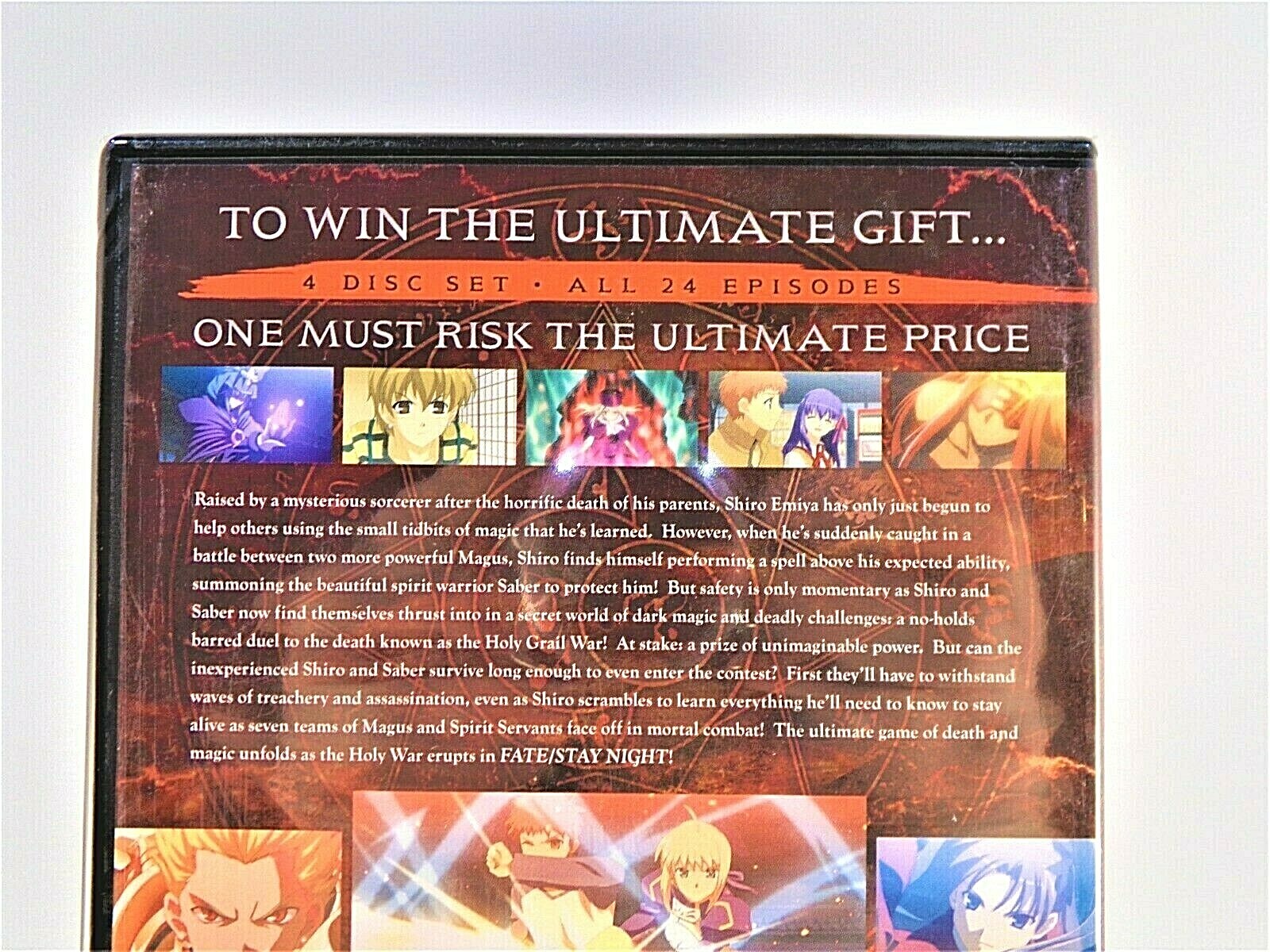 Fate Stay Night: Complete Anime Collection (DVD, 2013, 4-Disc Set ...