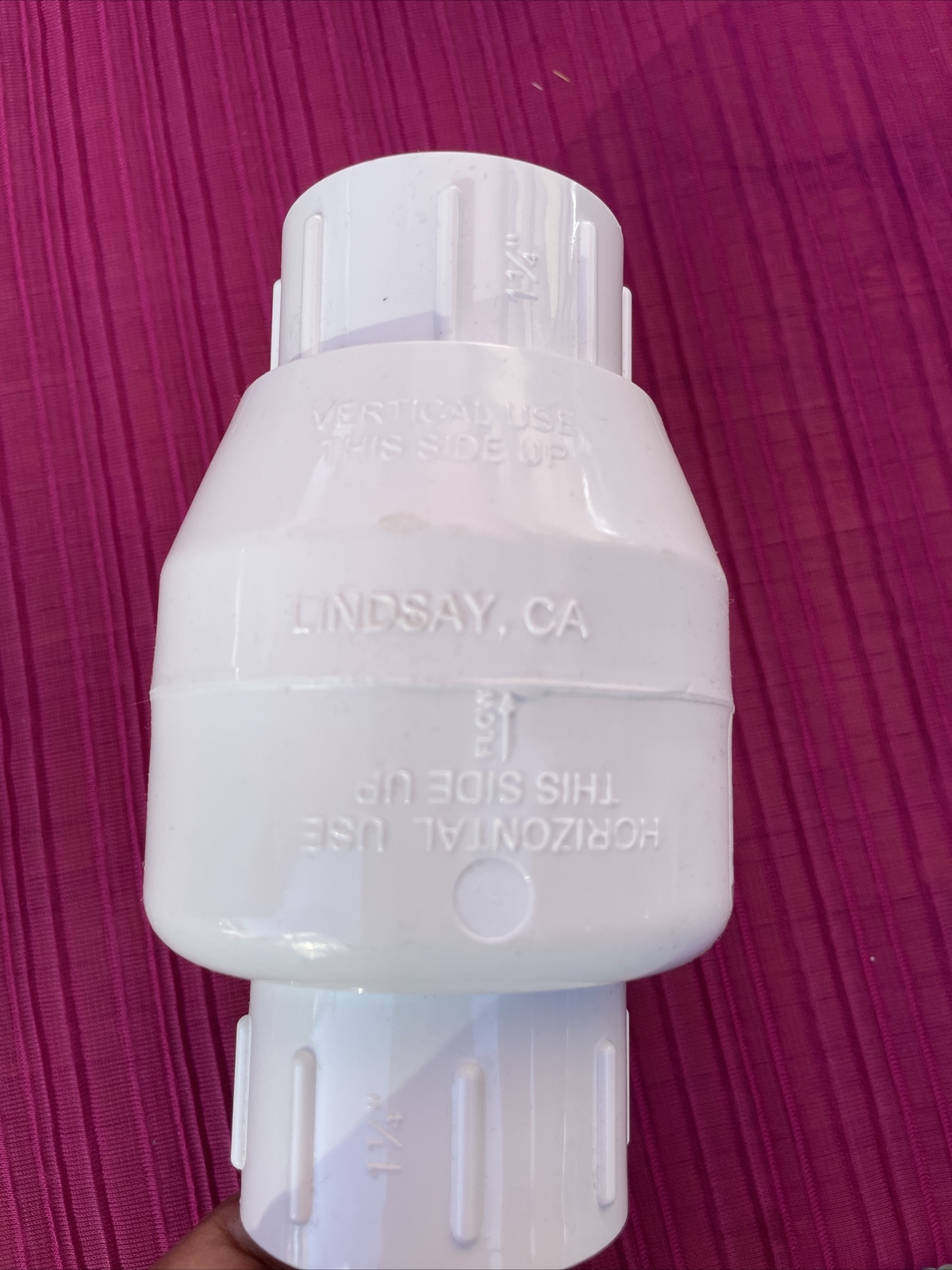 1 x NDS Flo-Controls Swing Check Valve PVC IPS 1-1/4" 1520-12 - New ...