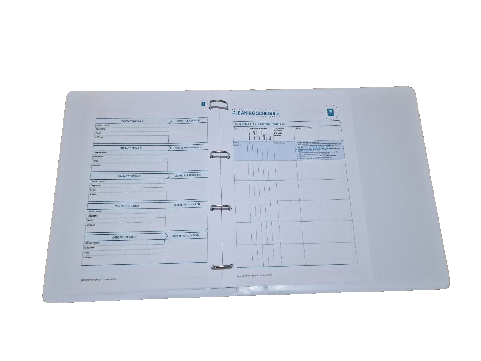 Safer Food Better Business Caterers 2025 SFBB & 12 Month Diary + Temp ...