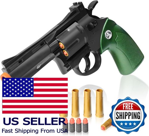 EVA Soft Bullet Revolver Toy Gun with 36 Bullets for Kids Ages 8-12 | eBay