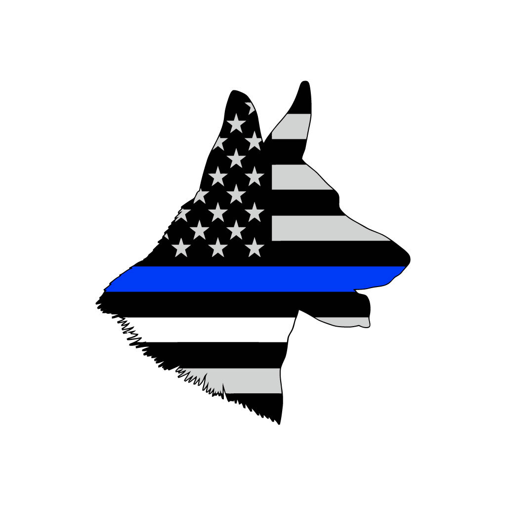 Police Dog K-9 Decal ~ Vinyl Car Wall Sticker - Small to XLarge | eBay