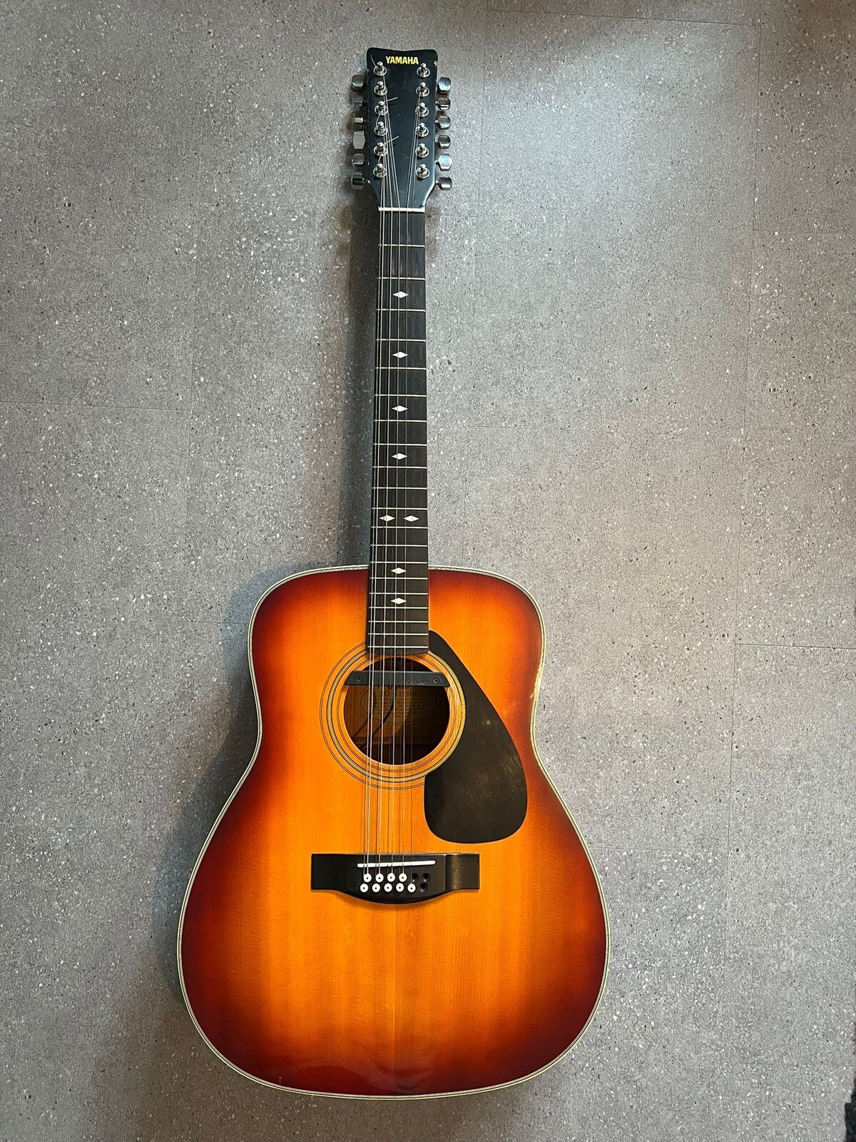 Yamaha FG 412 SB II 12 String Acoustic Guitar Fitted With A Fishman ...