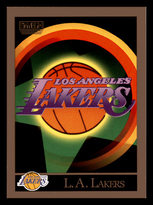 Los Angeles Lakers Team Card 1990 SkyBox #340 Lakers Centered Mint | eBay