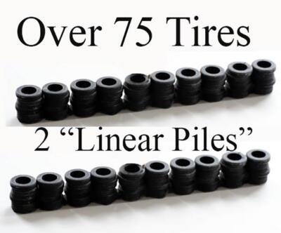 HO Scale TIRES over 75 tires to detail your Layout 1/87 comes Painted ...