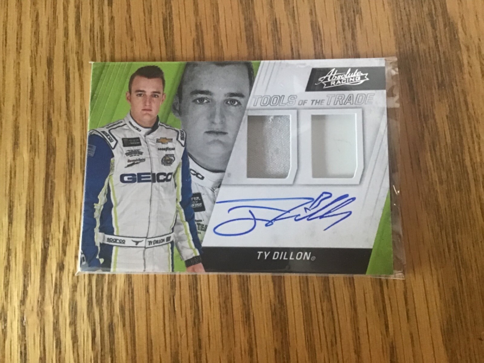2017 Panini Absolute Tools of the Trade Duals Signatures Ty Dillon ...