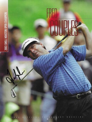 Fred Couples Golf Legend Signed Autographed Program Page Photo Masters ...