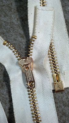 USA/Vtg.Pre1965/"CONMAR"ZIPPER/#5/SEPARATING/Metal=22"Brass&Copper?/O ...