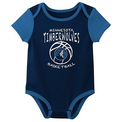 NBA Minnesota Timberwolves Infant Boys' 3pk Bodysuit Set - 12M | eBay