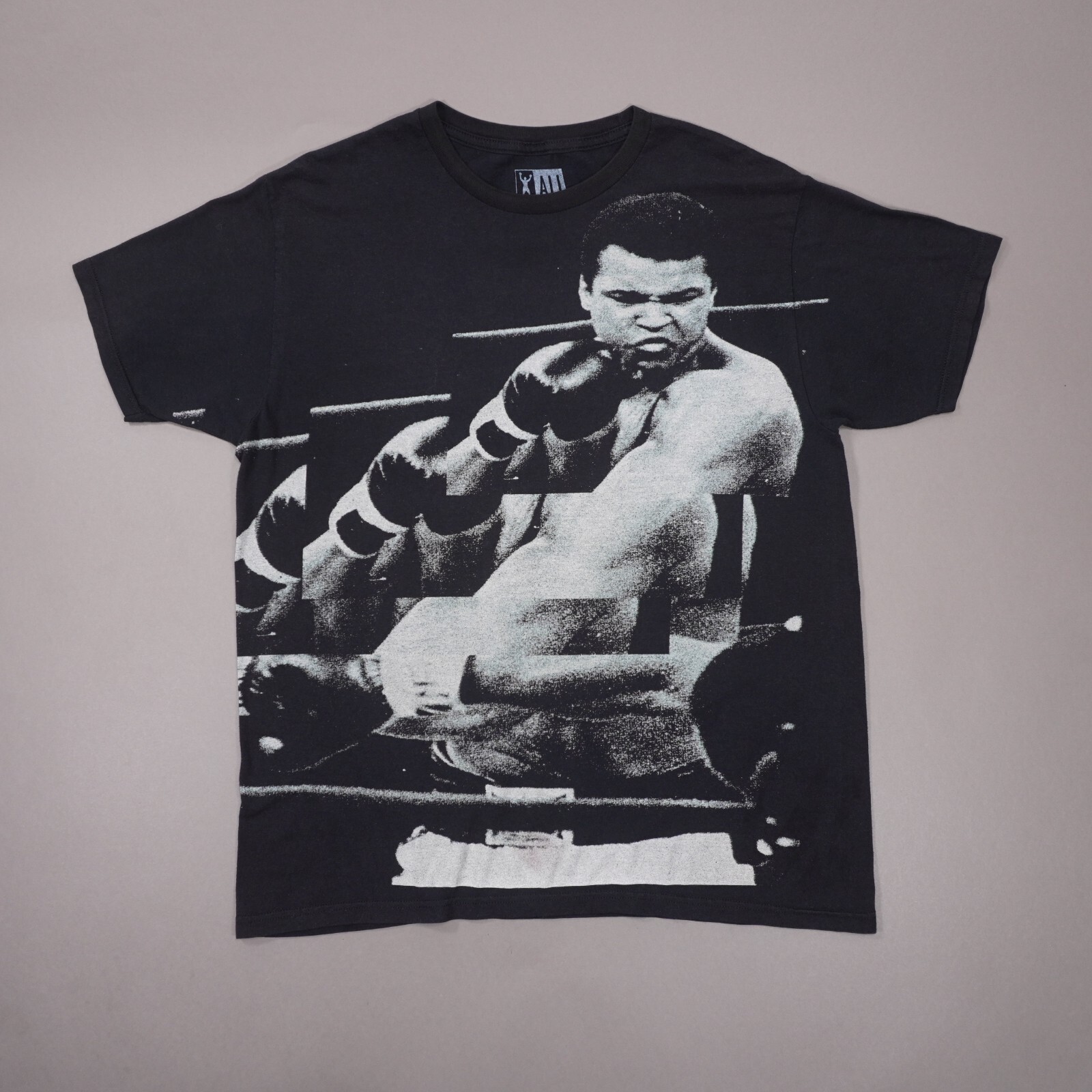 Ali Brand Muhammad Ali Full Front Photo Mens Large Bl… - Gem