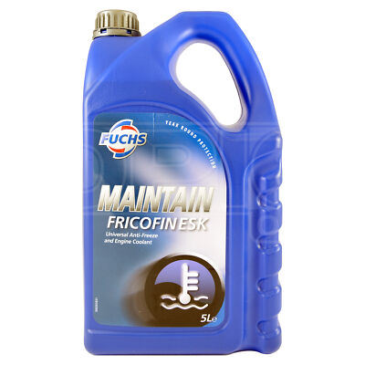 Fuchs Maintain Fricofin Esk Universal Anti-Freeze Engine Coolant 5L 5 ...