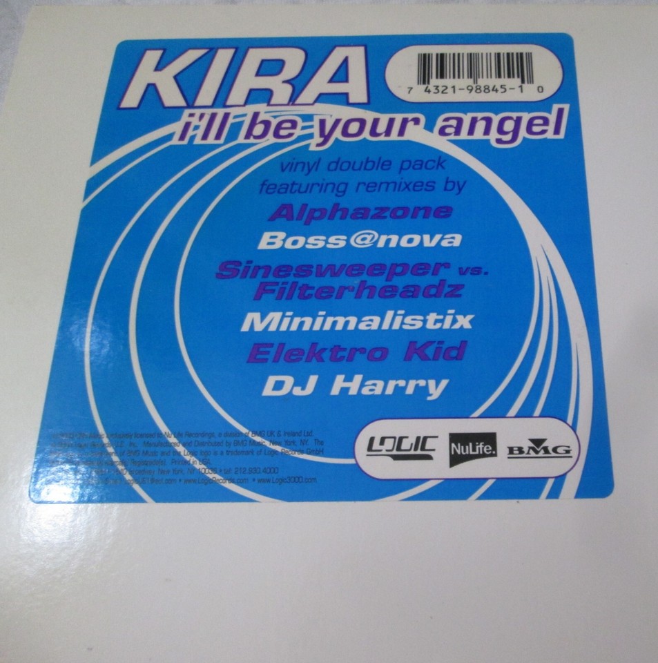Kira - I'll Be Your Angel 2-Record Set w/Remixes Hard Trance 2003 Logic ...