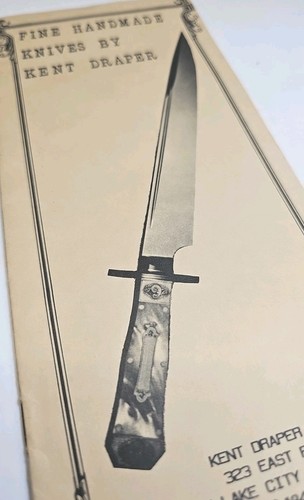 Vintage Rare 1970's Draper Knives Catalog Fine Handmade Knives By Kent ...