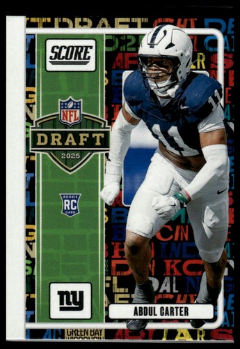 2025 Score Abdul Carter NFL Draft #8 | eBay