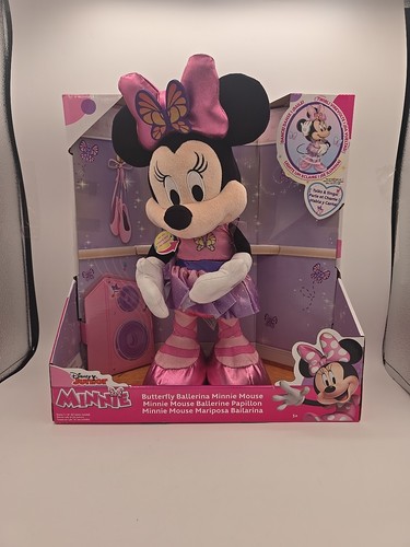 Just Play Minnie Disney Junior Mouse Sing and Dance Butterfly Ballerina ...