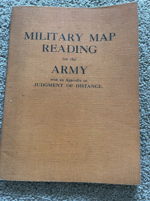 WW2 'Military Map Reading For The New Army' pamphlet, Capt W Lewis ...