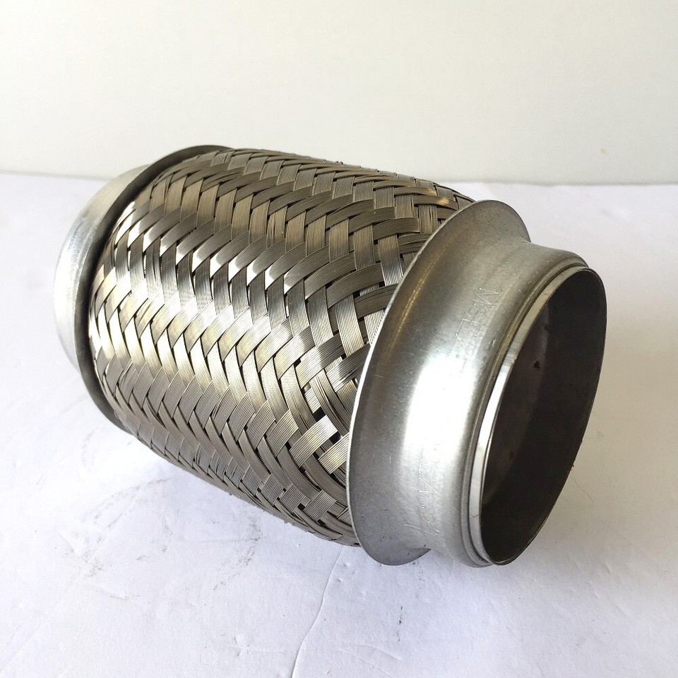3" x 6" Flex Pipe Exhaust Stainless Steel Double Braid Heavy Duty ...