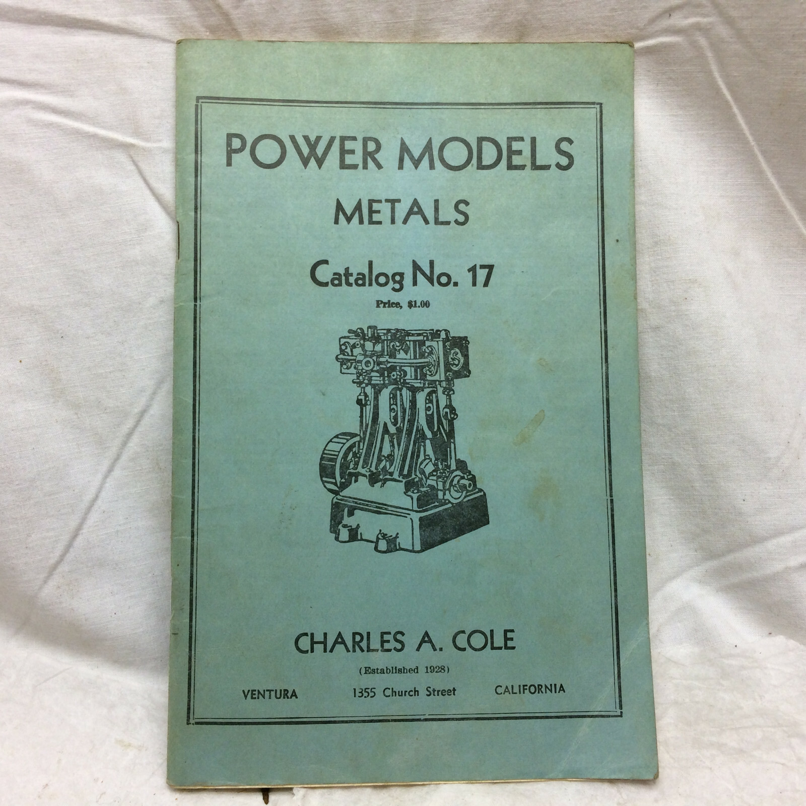 Vintage c1960's Charles A Cole Power Models Metals Catalog No. 17 ...