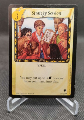 Harry Potter TCG CCG Quidditch Cup Strategy Session 49/80 TCG trading card | eBay