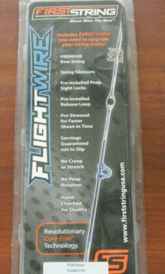 NEW Mathews Hyperlite Bow String- First String FlightWire- String only ...