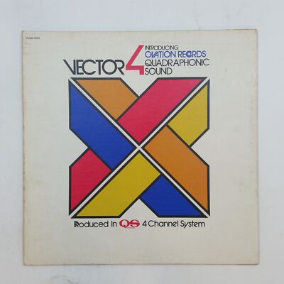 VECTOR 4 QUADRAPHONIC SOUND Quad OVQS4000 LP Vinyl VG++ Cover VG+ GF Co ...