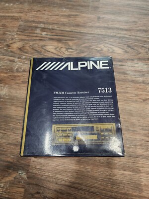 Alpine 7513 Tape Tuner Car Hifi Vintage Old school Changer Control ...