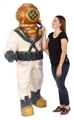 Deep Sea Diver Life Size Statue - Scuba Diver Statue | eBay