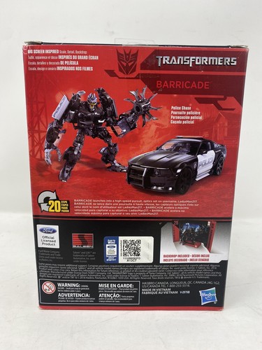Transformers Hasbro Barricade Studio Series 28 Deluxe Class Action ...