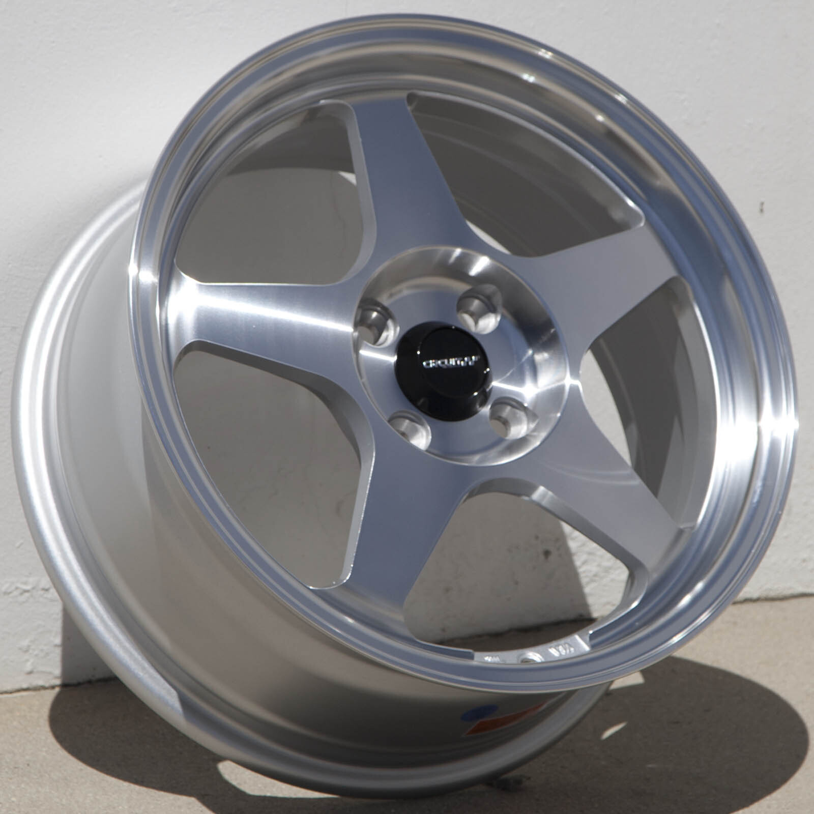 4 Circuit CP22 16x7 4-100 +35 Machined Silver Wheels | Acura Integra ...