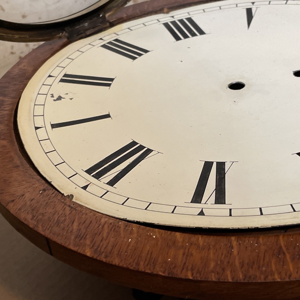 Antique Welch Mfg Anglo Style Carved Wood Wall Mantle Clock Case Parts ...