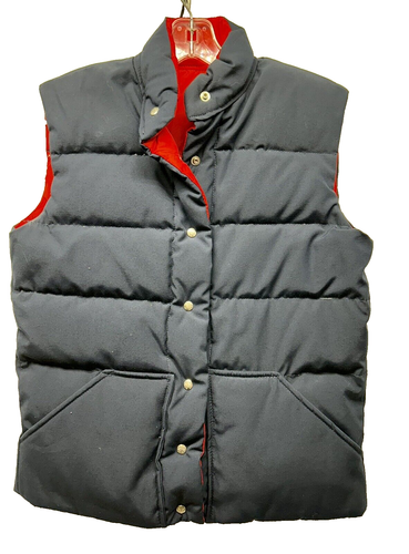 Talbots Alpine Designs Womens Small Red/Blue Reversible Down Puffer ...