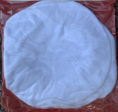 11" Cotton Terry Orbital Bonnet Elastic Fit Set Of 2 | eBay