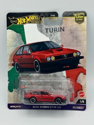 2024 HW HOT WHEELS PREMIUM CAR CULTURE WORLD TOUR ALFA ROMEO GTV6 3.0 ...
