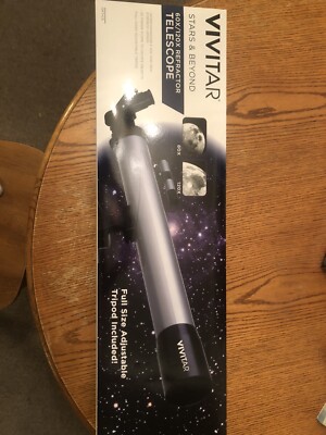 Vivitar Stars And Beyond Telescope 60X/120X Refractor Tripod Original ...