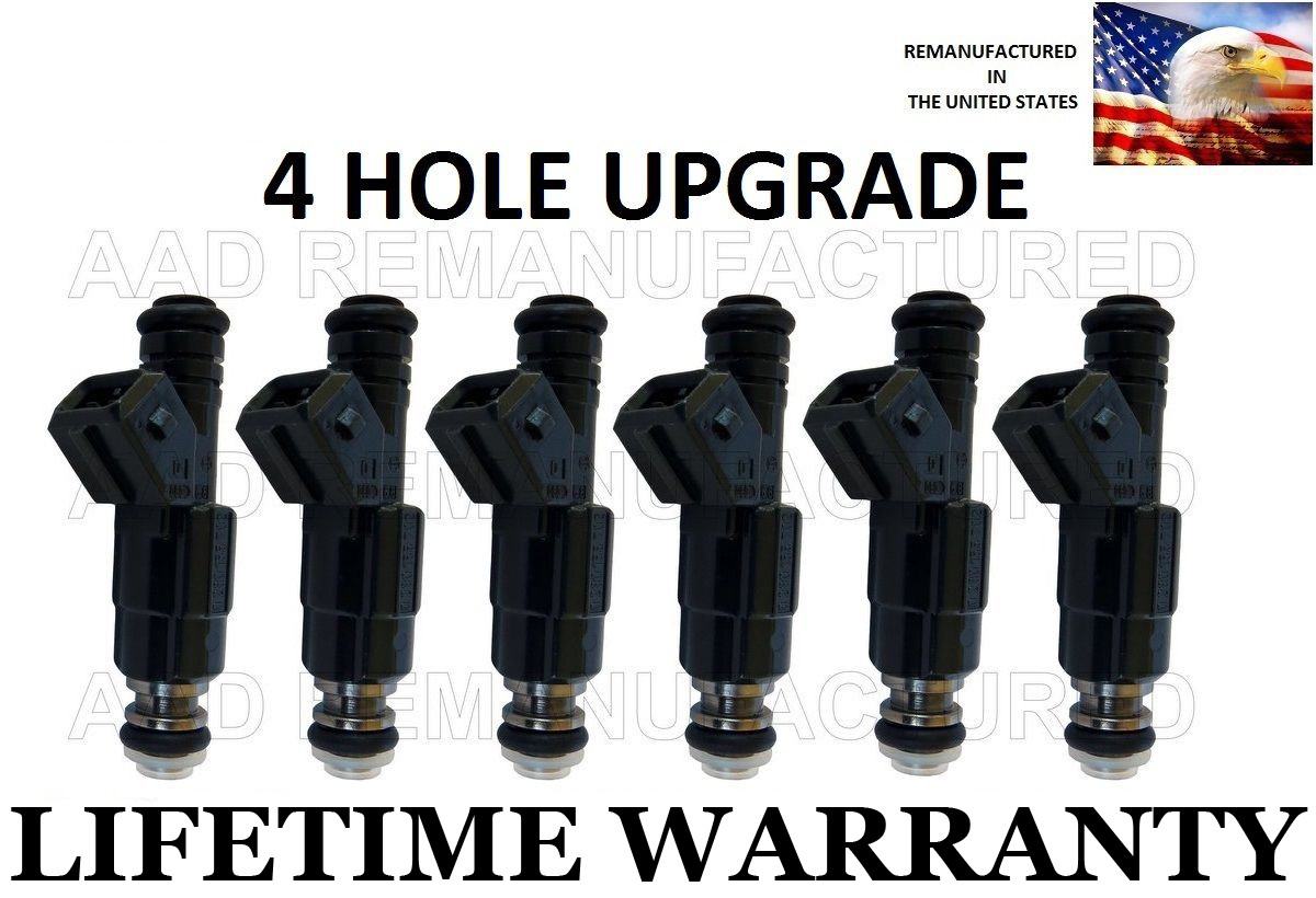 Upgraded Fuel Injectors 6X For Jeep Wrangler Comanche Cherokee 4.0L ...