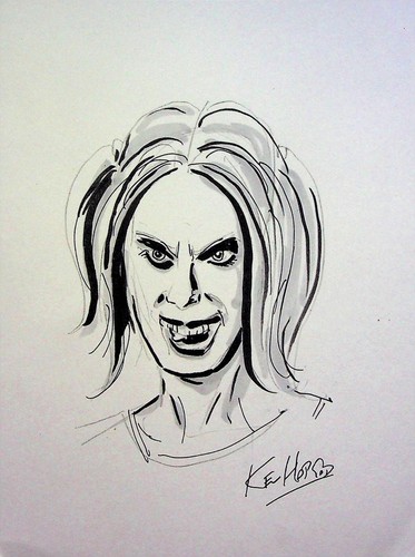 Kevin Hopgood ORIGINAL Signed Hand Inked Comic Art 6" x8" #KW | eBay