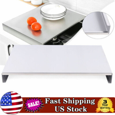 Stove Top Cover Stainless Steel Gas Stove Top Protective Cover Bracket ...