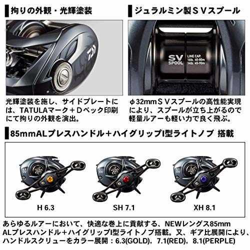 Daiwa 20 TATULA SV TW 103SH Right handle Bait casting reel | eBay