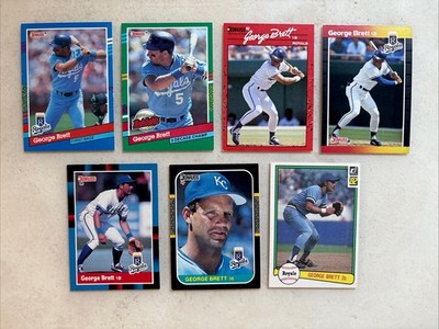 Lot 7 - George Brett - 1982 to 1991 Donruss Cards - Kansas City Royals ...