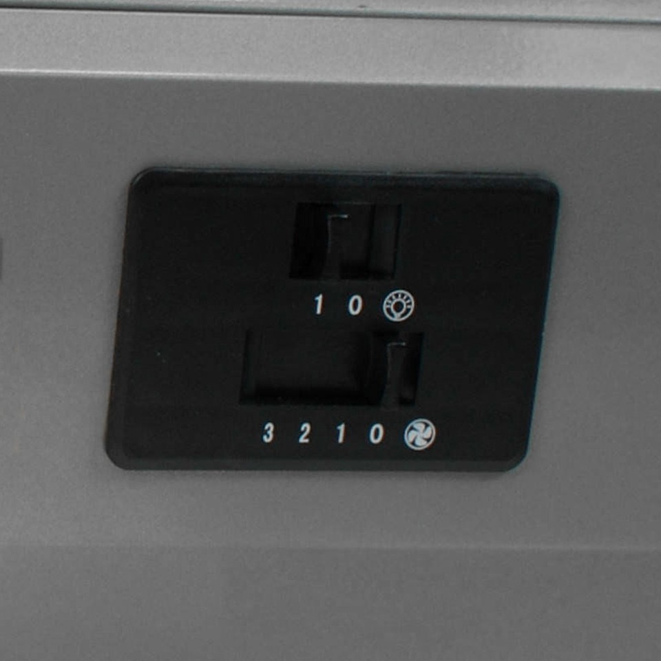 60cm Integrated Cooker Hood Built in Kitchen Extractor Fan in Grey ...