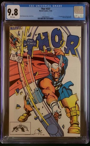 THOR #337 CGC 9.8 1st APPEARANCE BETA RAY BILL WHITE PAGES Marvel ...