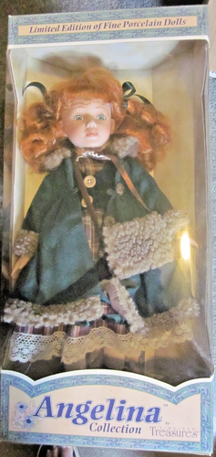 Angelina By Timeless Treasures 2000 Porcelain Doll New in box | eBay