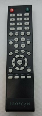 Proscan 4 PRO TV Remote Control PLDED3280A PLDED5068AC PLDED4897A ...